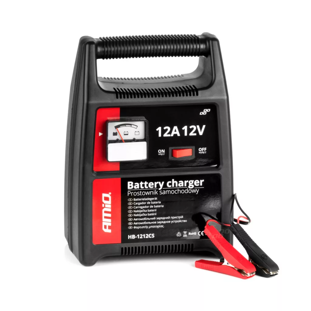 Amio SBC-12A akkumulátor töltő - 12V 12A- HO-0502089 - ExtraCar.hu